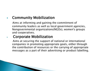 social mobilization and role of media | PPTX