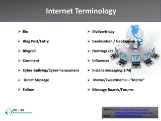 Internet Terminologies | PPT