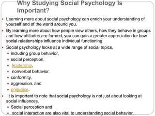 What is social psychology? | PPTX