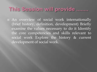 What is social work | PPTX