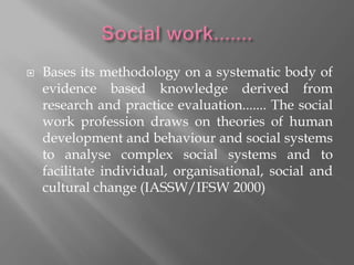 What is social work | PPTX