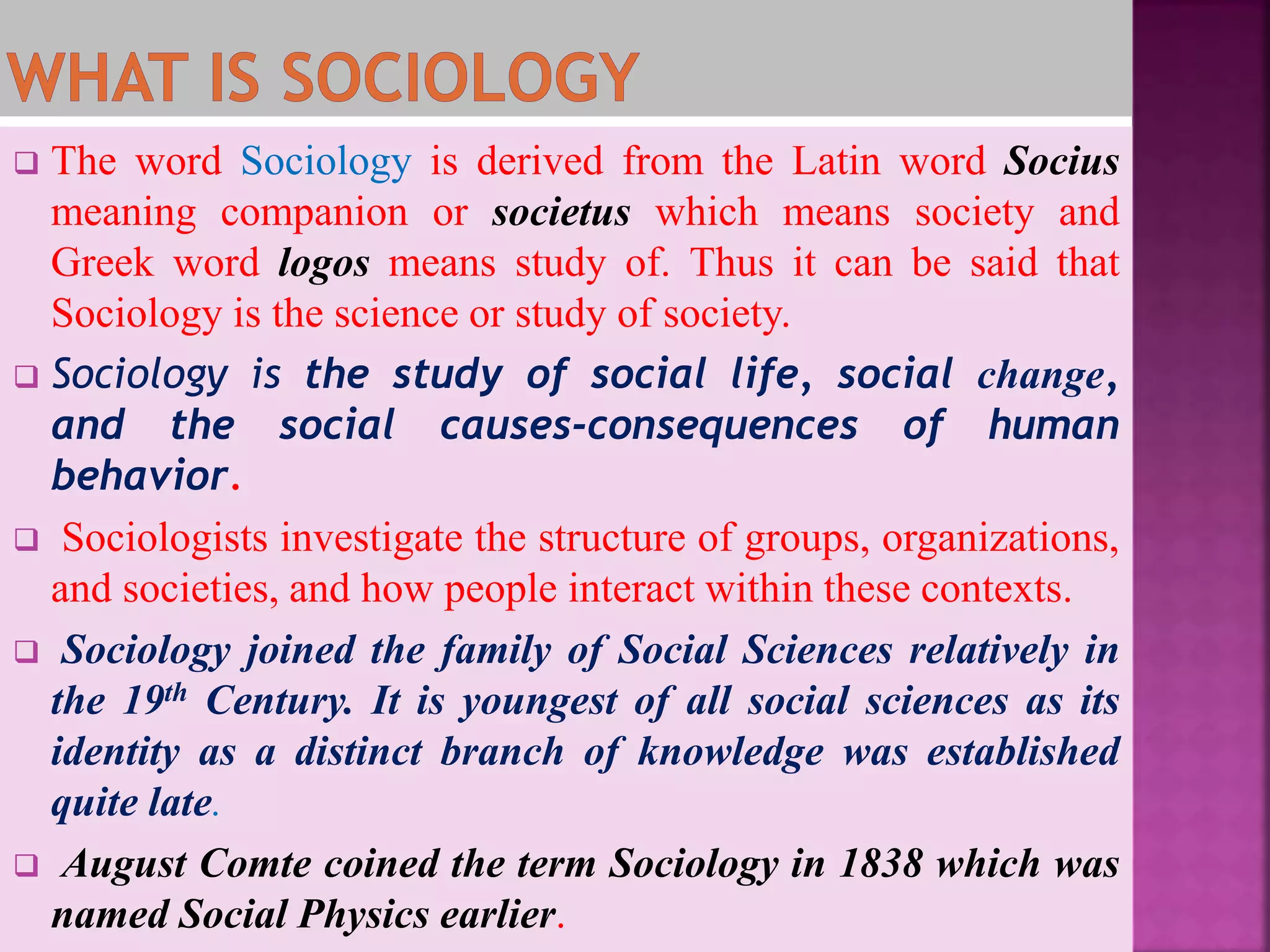 what is Sociology.pptx | Science