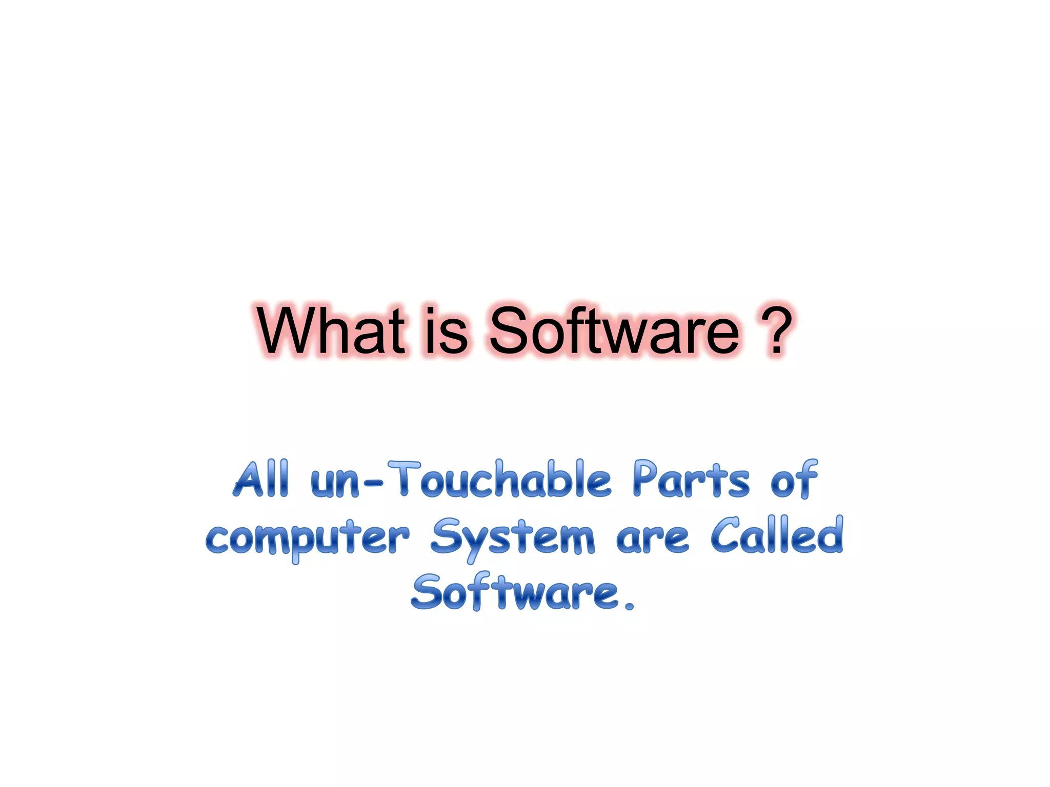 What is software | PPT