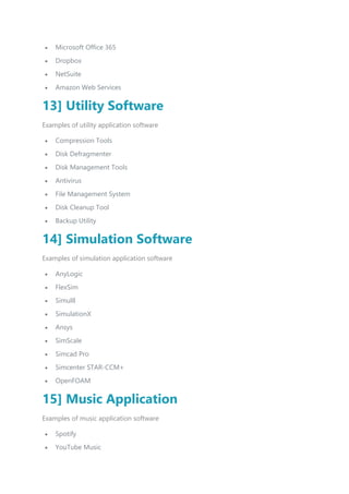 What Is Software and Exploring Its Types A Comprehensive Guide | PDF ...