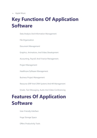 What Is Software and Exploring Its Types A Comprehensive Guide | PDF ...