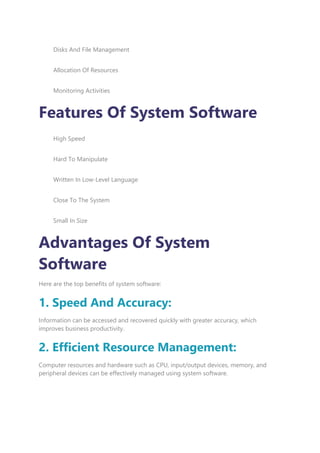 What Is Software and Exploring Its Types A Comprehensive Guide | PDF ...
