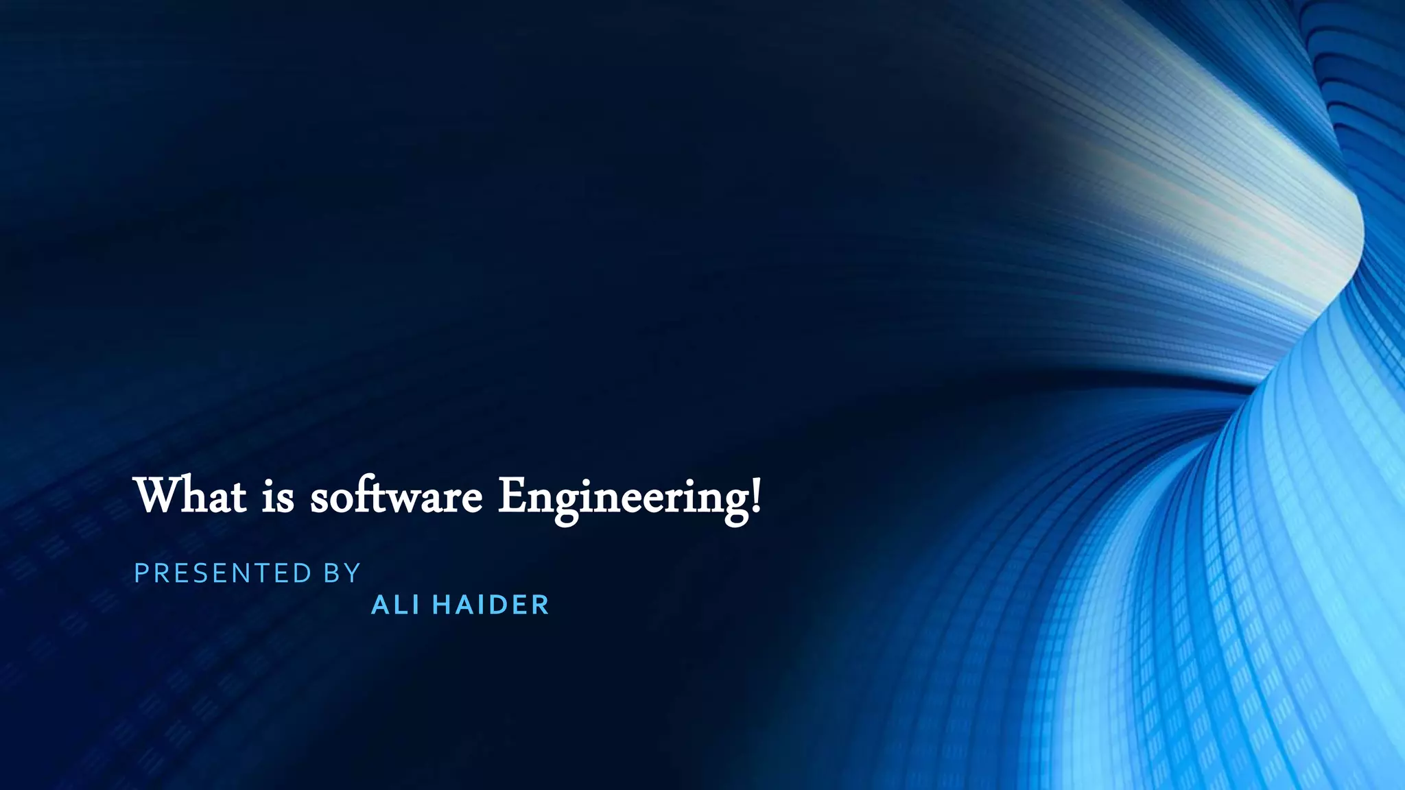 What is software Engineering! | PPT