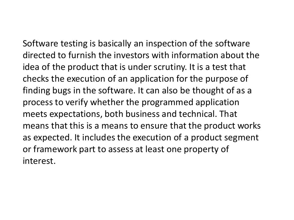 what-is-software-testing
