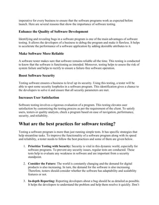 What is Software Testing Definition, Types and Benefits.pdf