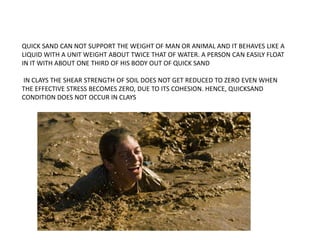 soil liquefaction and quicksand condition | PPTX