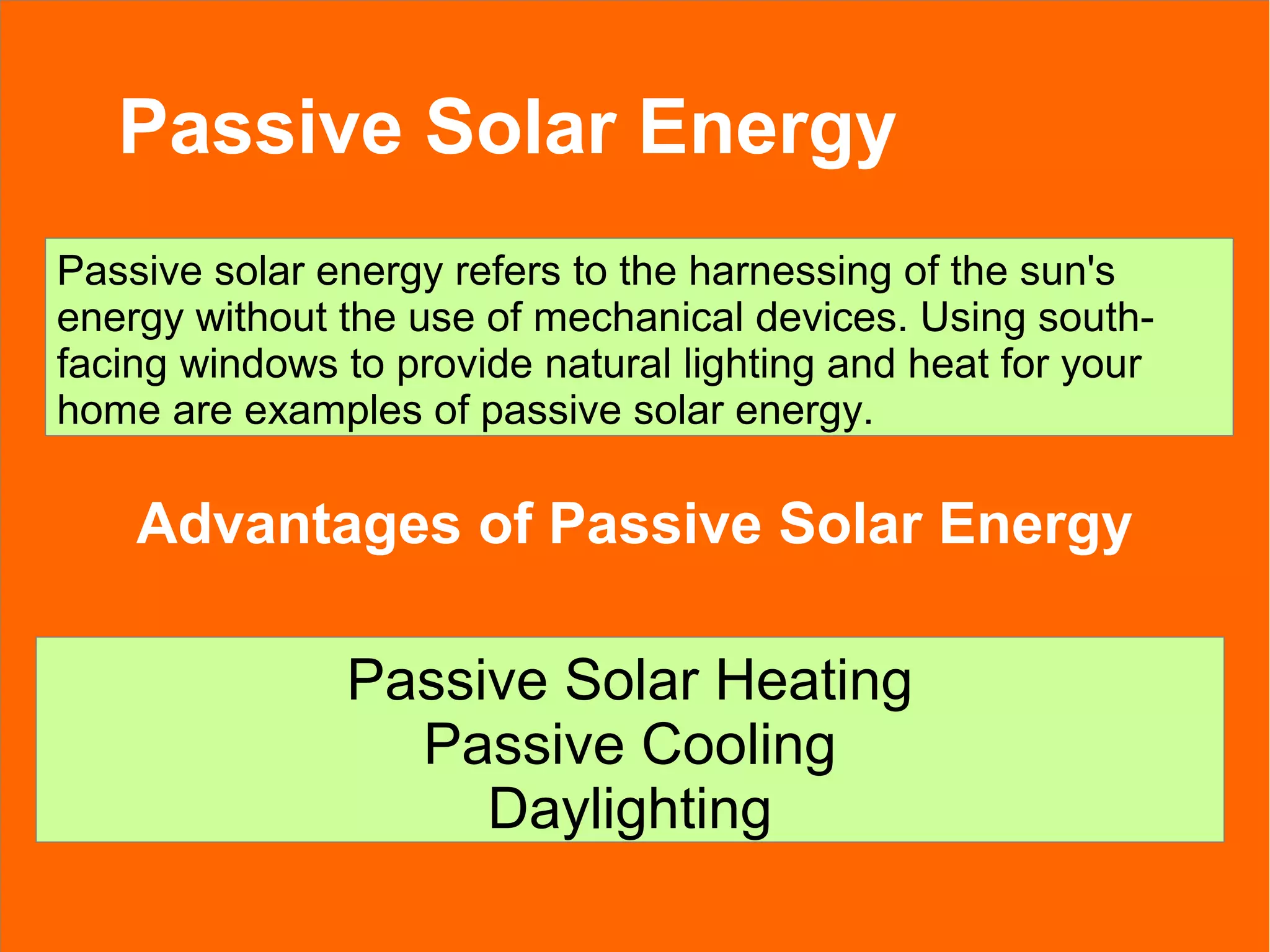 What Is Solar Energy & Types of Solar Energy | PPT | Gas and Electric ...