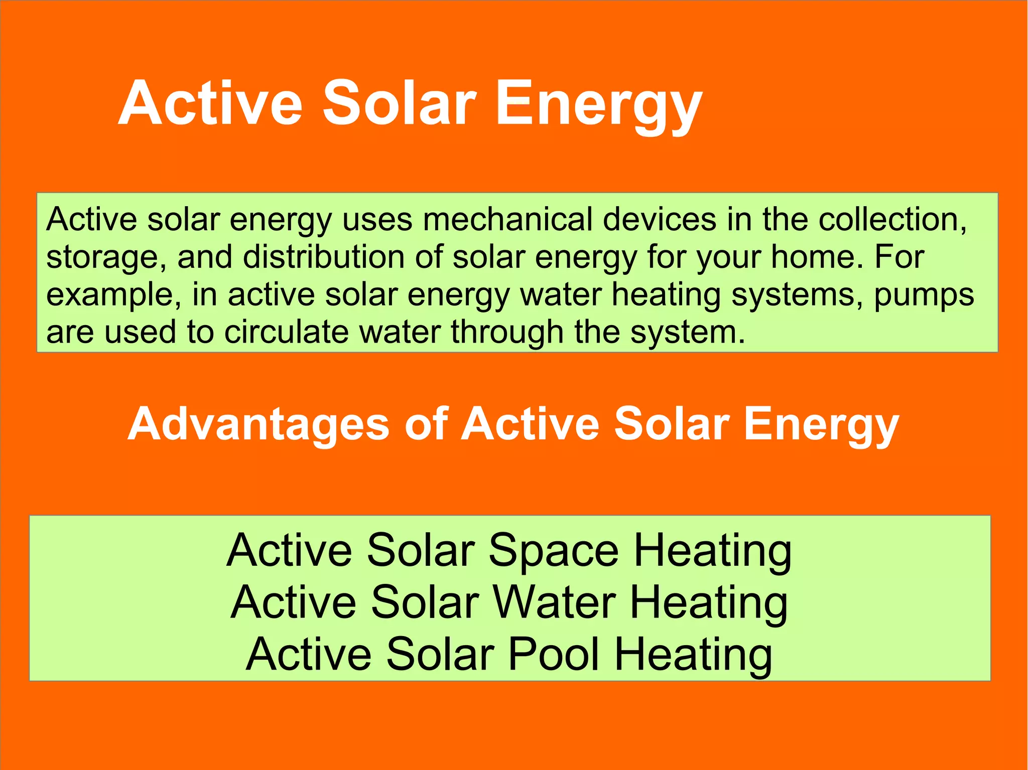 What Is Solar Energy & Types of Solar Energy | PPT
