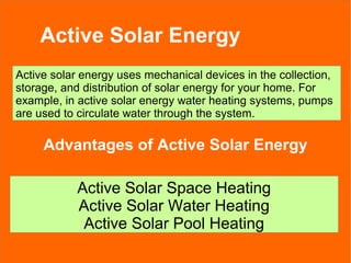 What Is Solar Energy & Types of Solar Energy | PPT