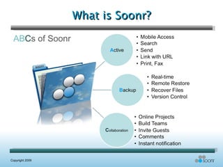 What Is Soonr? | PPT