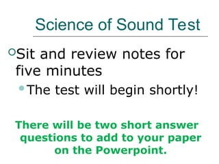 What is Sound (Hearing Sound) PowerPoint Presentation | PPT