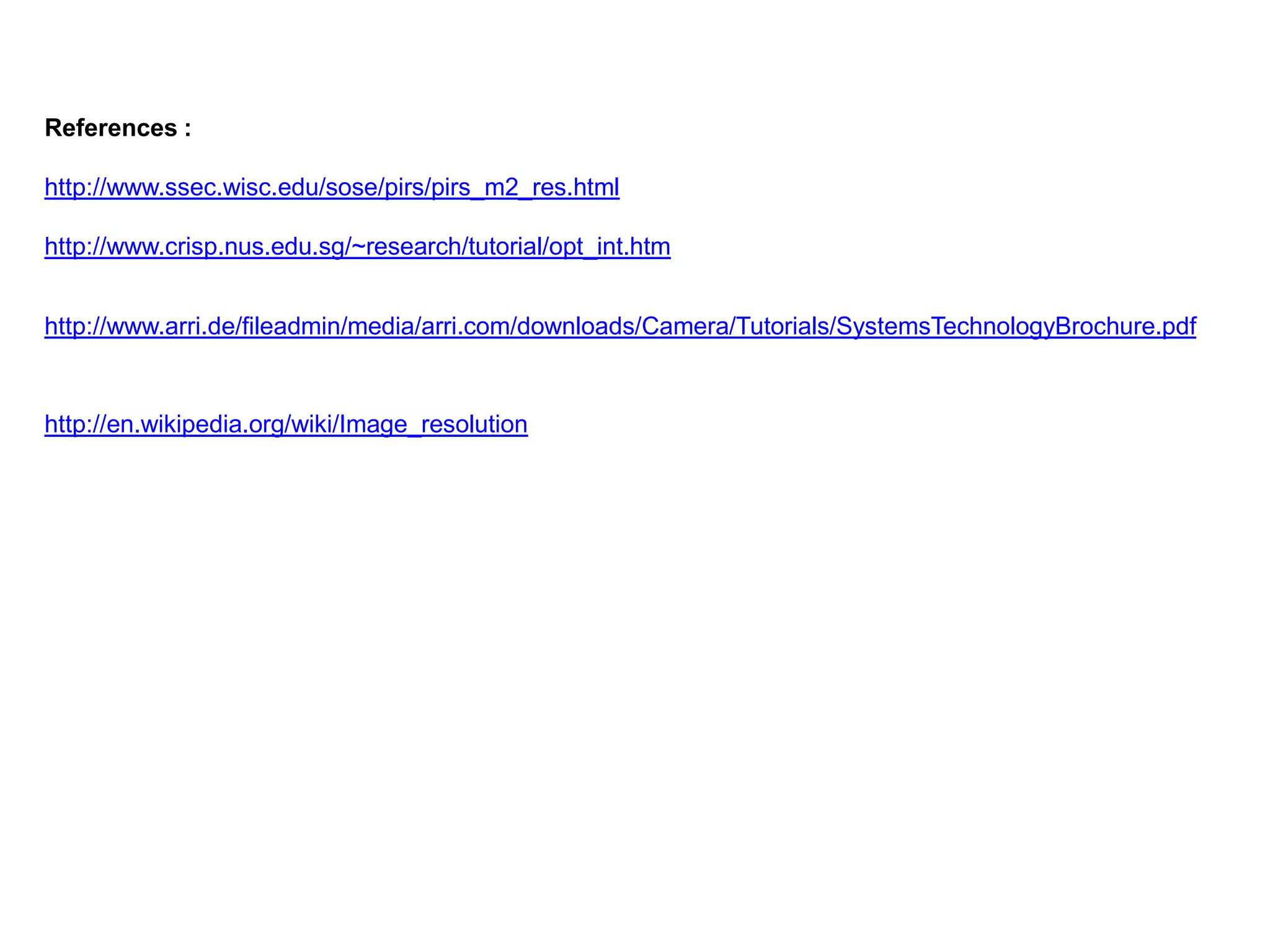 What is spatial Resolution | PPT