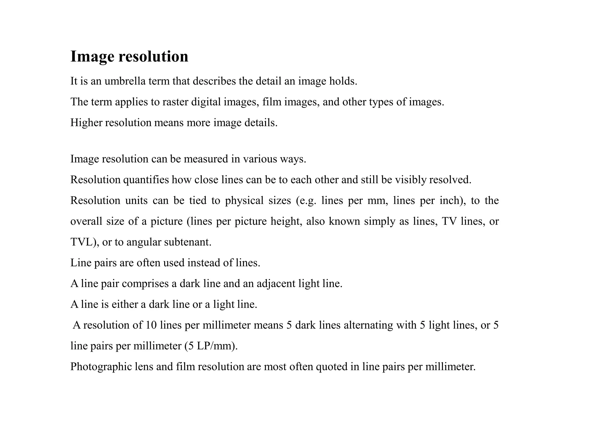 What Is Spatial Resolution Ppt Photo Editing Software Computer