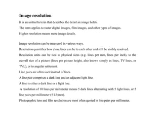 What is spatial Resolution | PPT