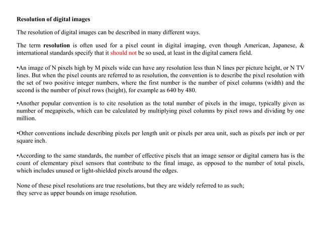 What is spatial Resolution | PPT | Photo Editing Software | Computer ...