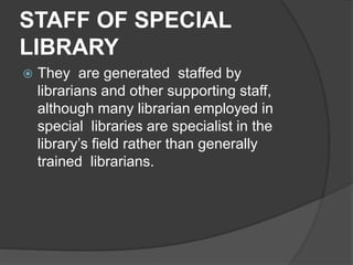 What is special library | PPT