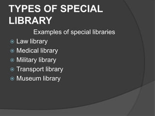 What is special library | PPT