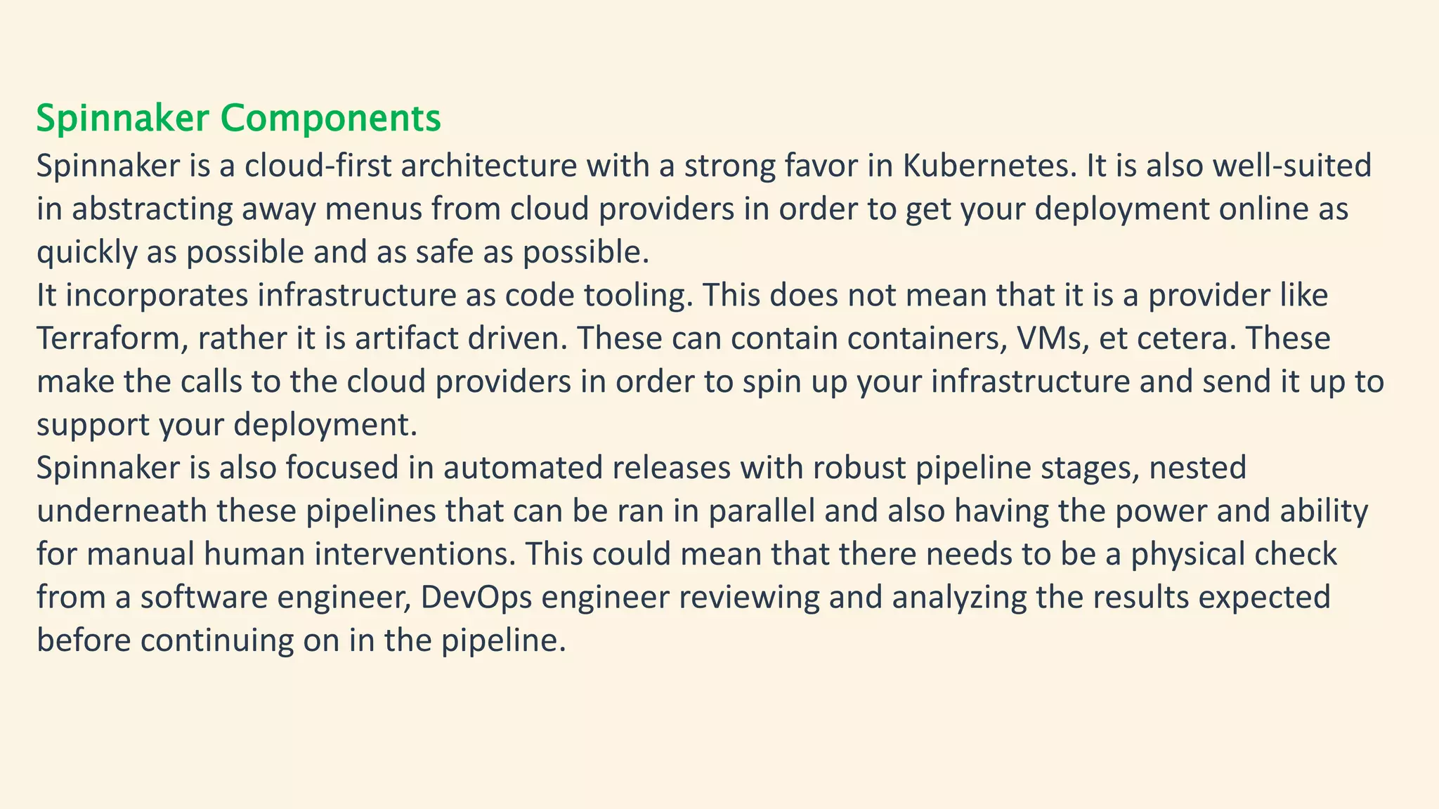 What is Spinnaker? Spinnaker tutorial | PPTX