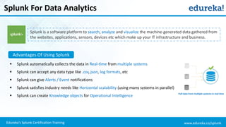 Splunk Tutorial for Beginners - What is Splunk | Edureka | PPTX
