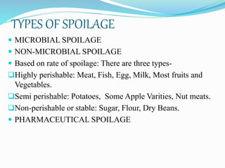 What is spoilage.final (1) | PPTX