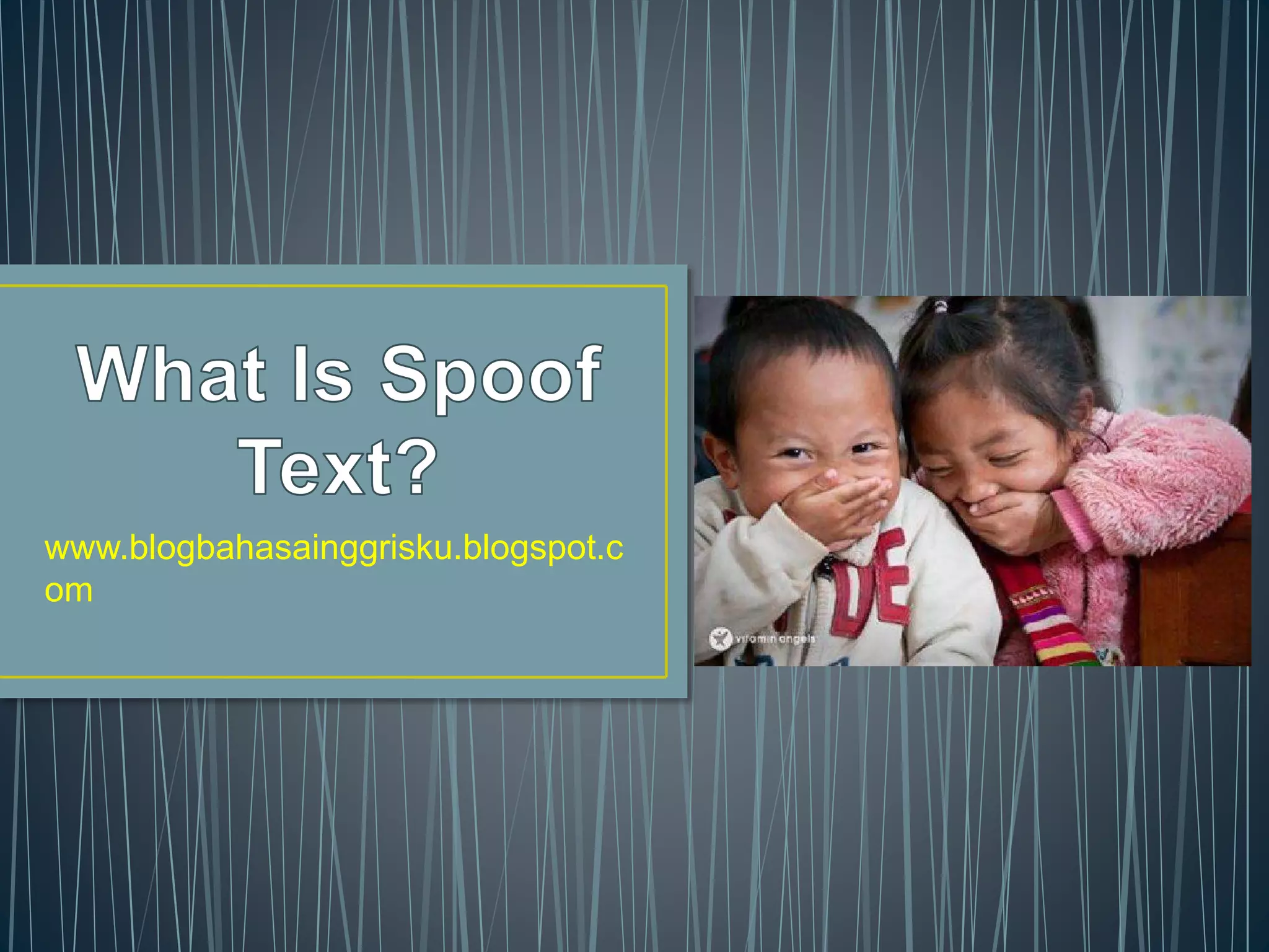 What is spoof text | PPT