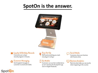 What is spot on | PPTX