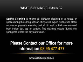 What is Spring Cleaning? | PDF