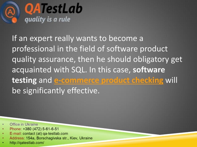What Is SQL? | PPT