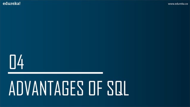 What is SQL? | Edureka | PPT