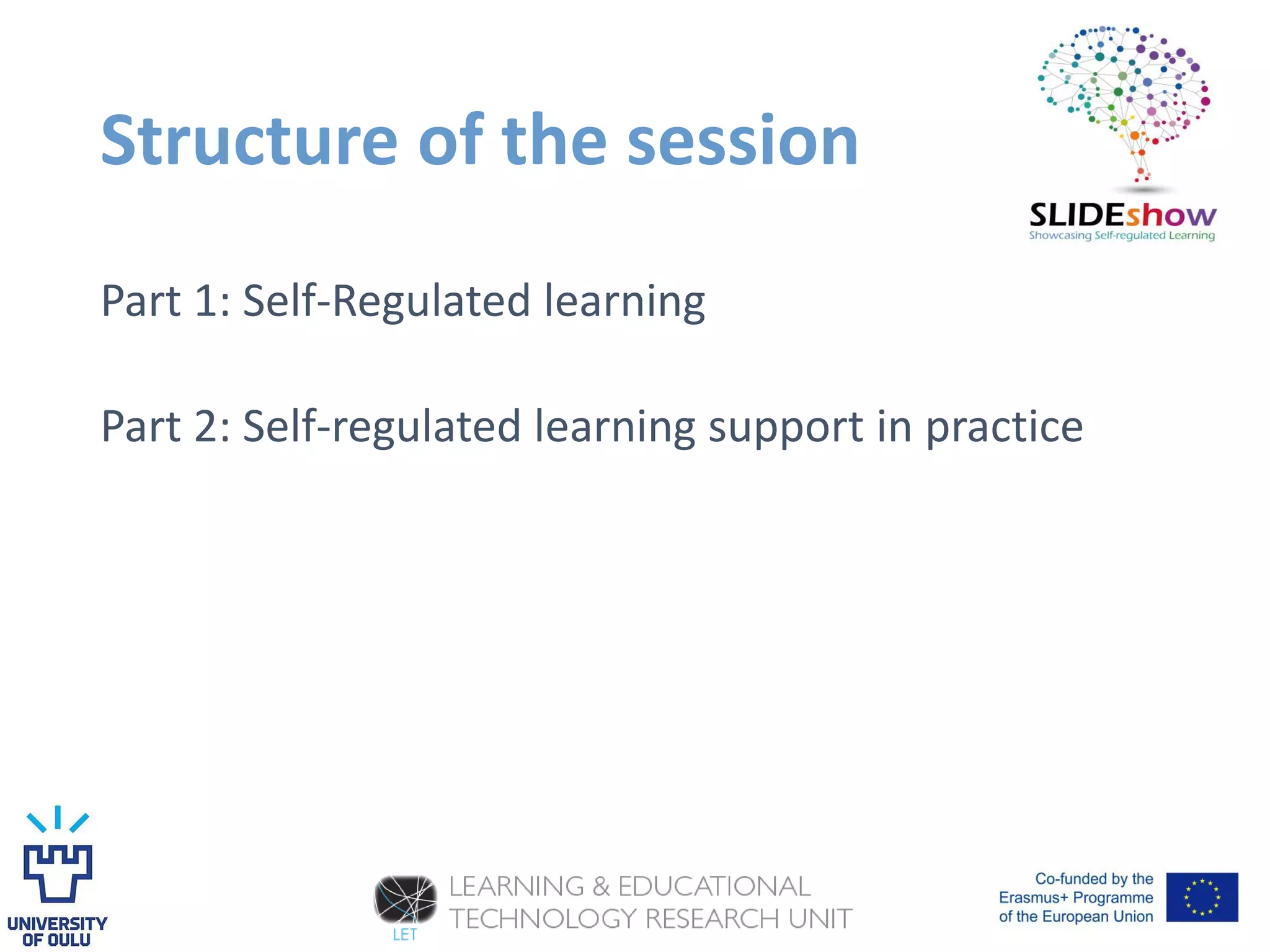 What is Self Regulated Learning? | PDF