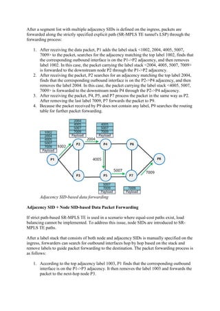 Technology Tutorial and the basics of What Is SR MPLS | PDF