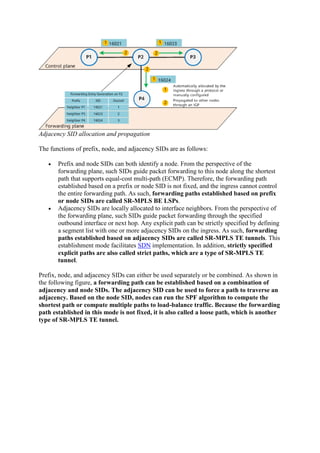 Technology Tutorial and the basics of What Is SR MPLS | PDF