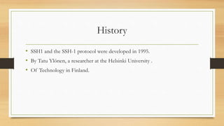 What is ssh | PPTX | Computer Networking | Computing