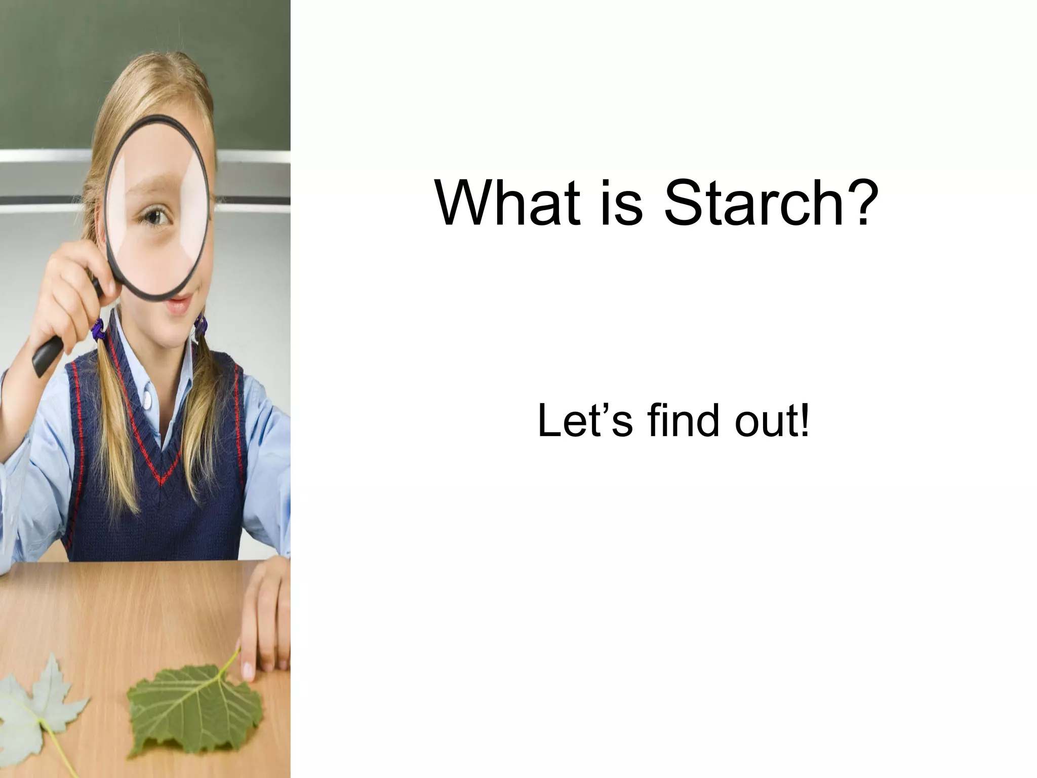 What Is Starch | PPT
