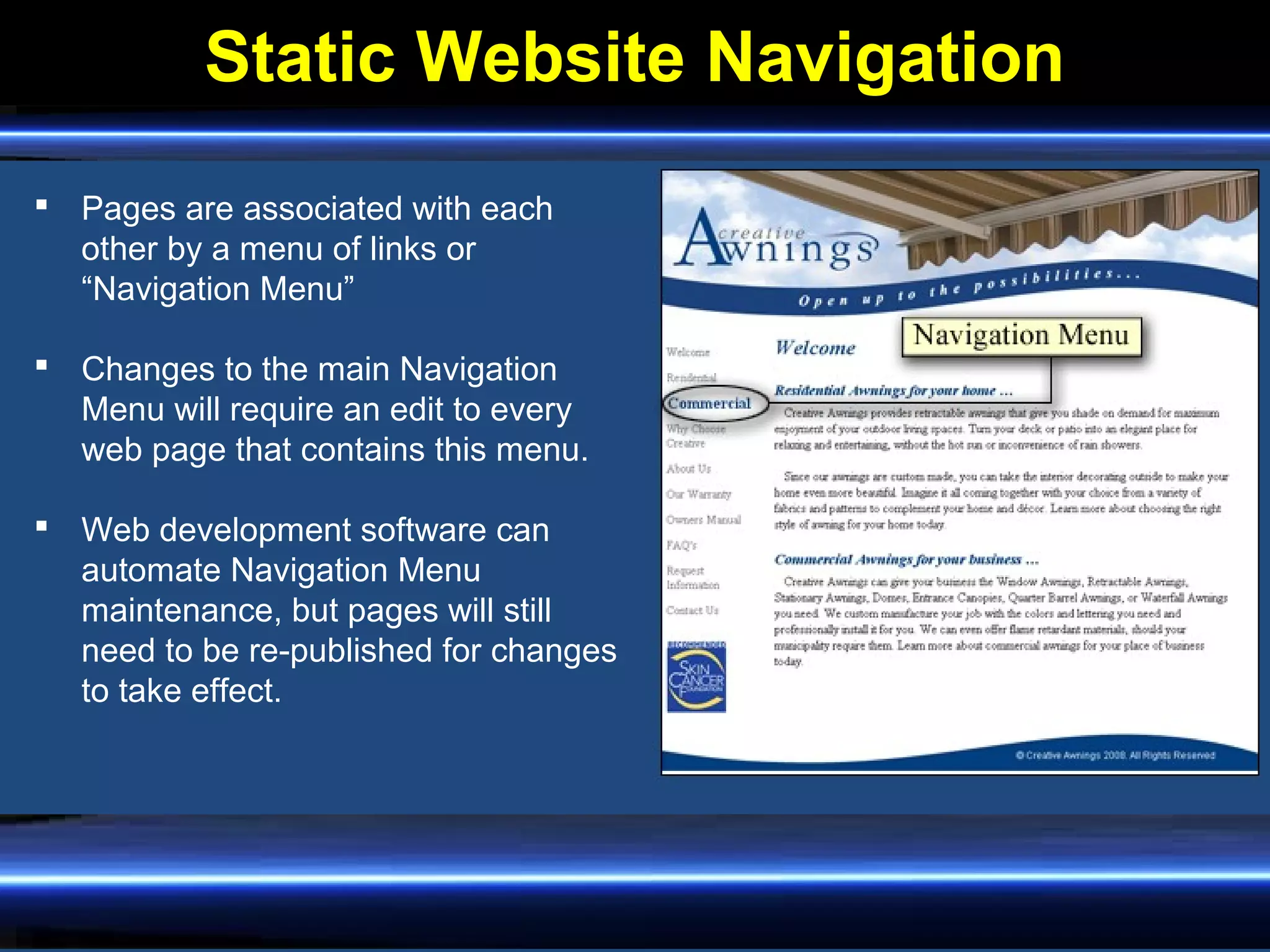 What is static_and_dynamic_web_page | PPT | Free Download