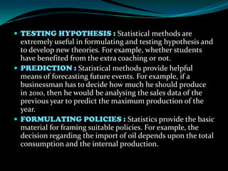 What is statistics | PPTX