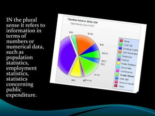 What is statistics | PPTX