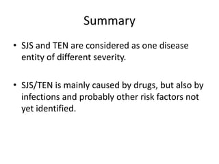 What is stevens johnson syndrome? | PPT