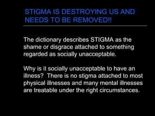 What Is Stigma | PPT