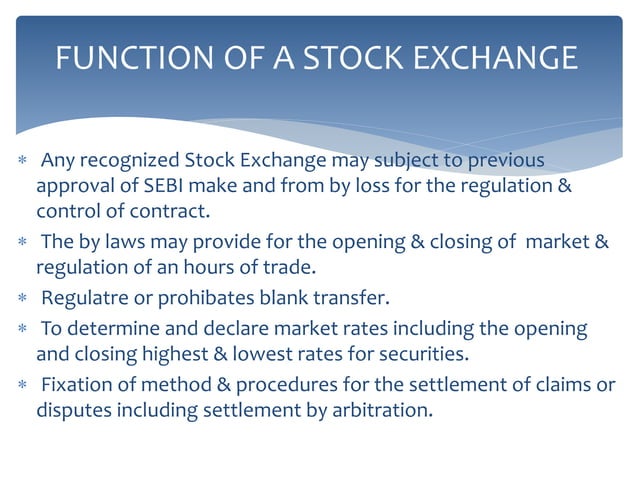 What is stock market and what are the method to promote a healthy stock ...