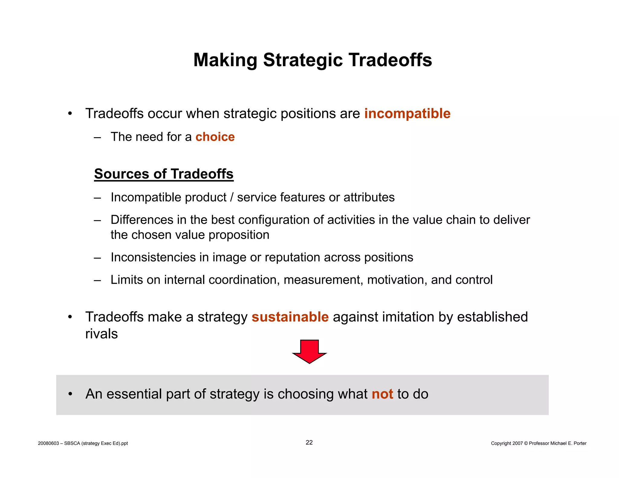 What is strategy by Michael Porter | PDF
