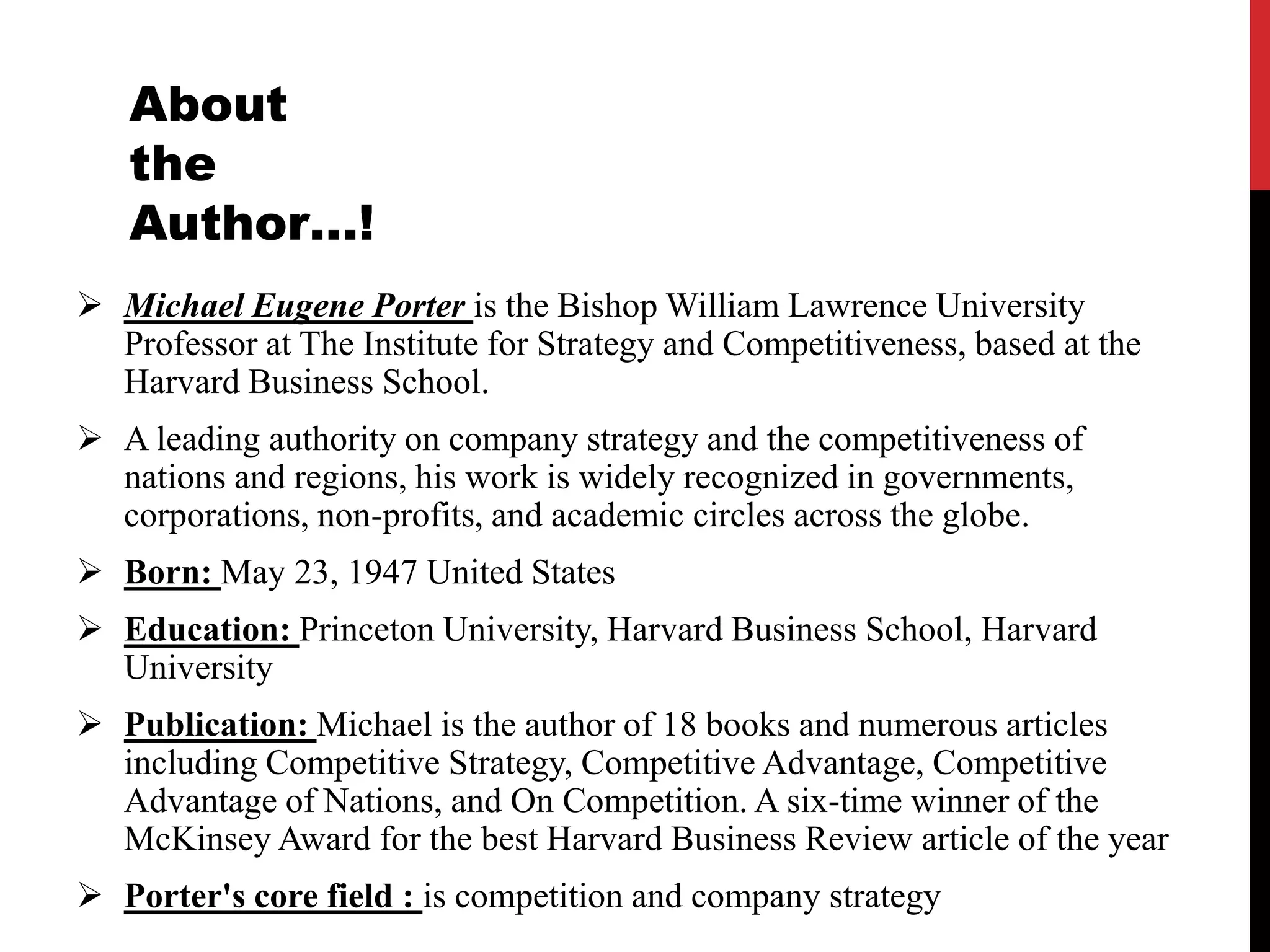 What is strategy by article of michael porter (safi) | PPT