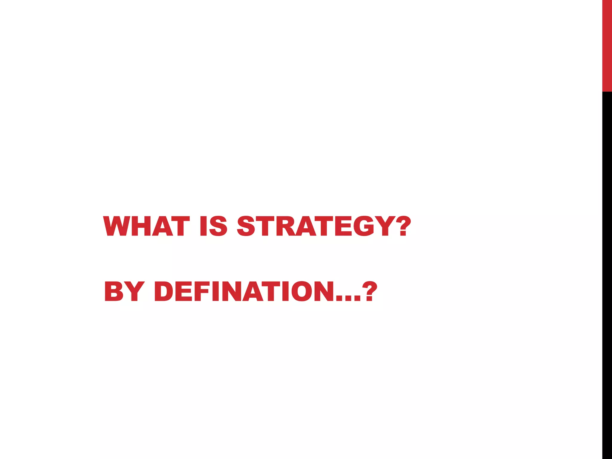 What is strategy by article of michael porter (safi) | PPT