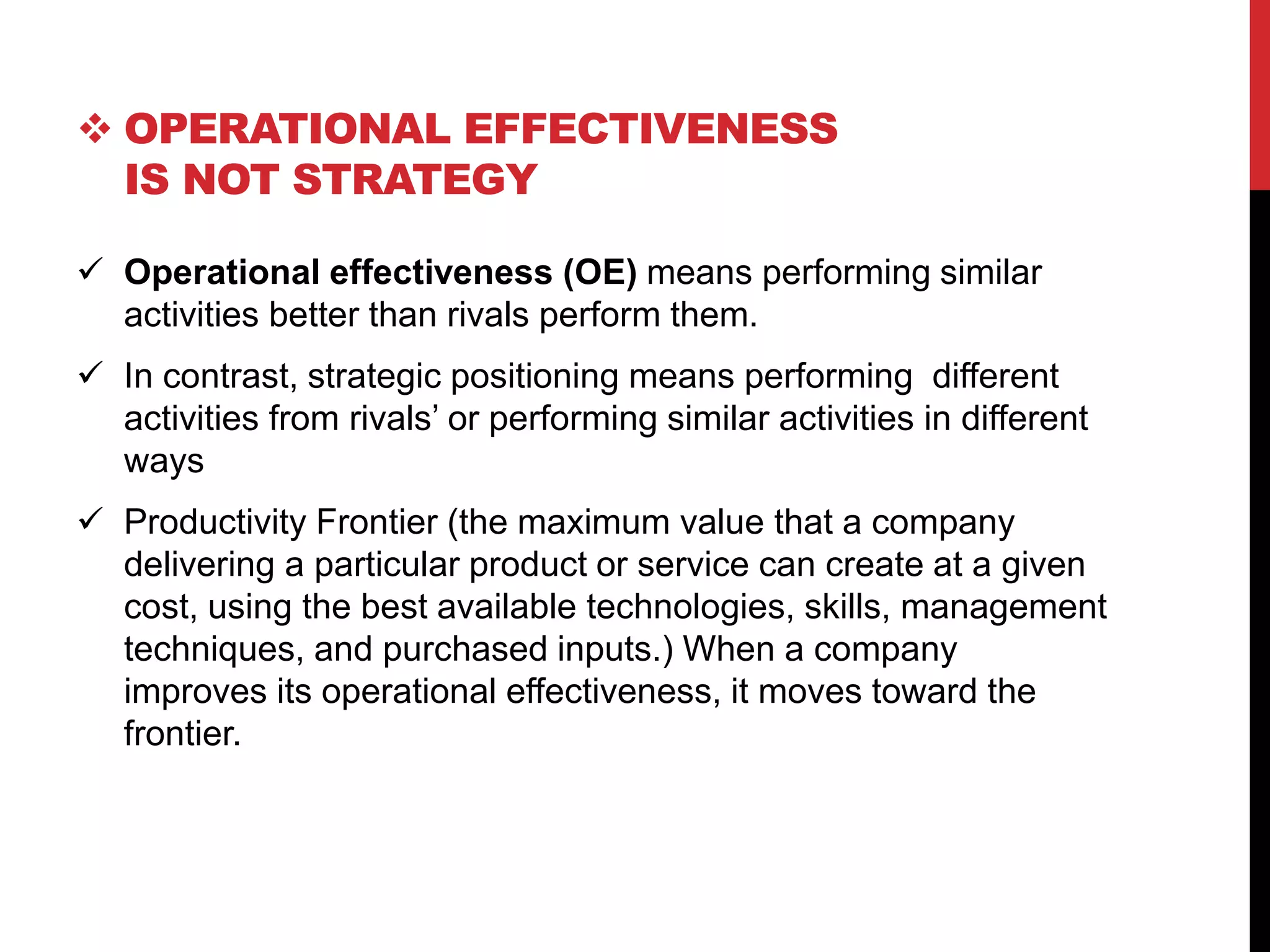 What is strategy by article of michael porter (safi) | PPT