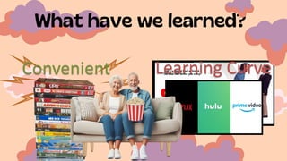 What is Streaming Video for boomers and seniors. | PPT