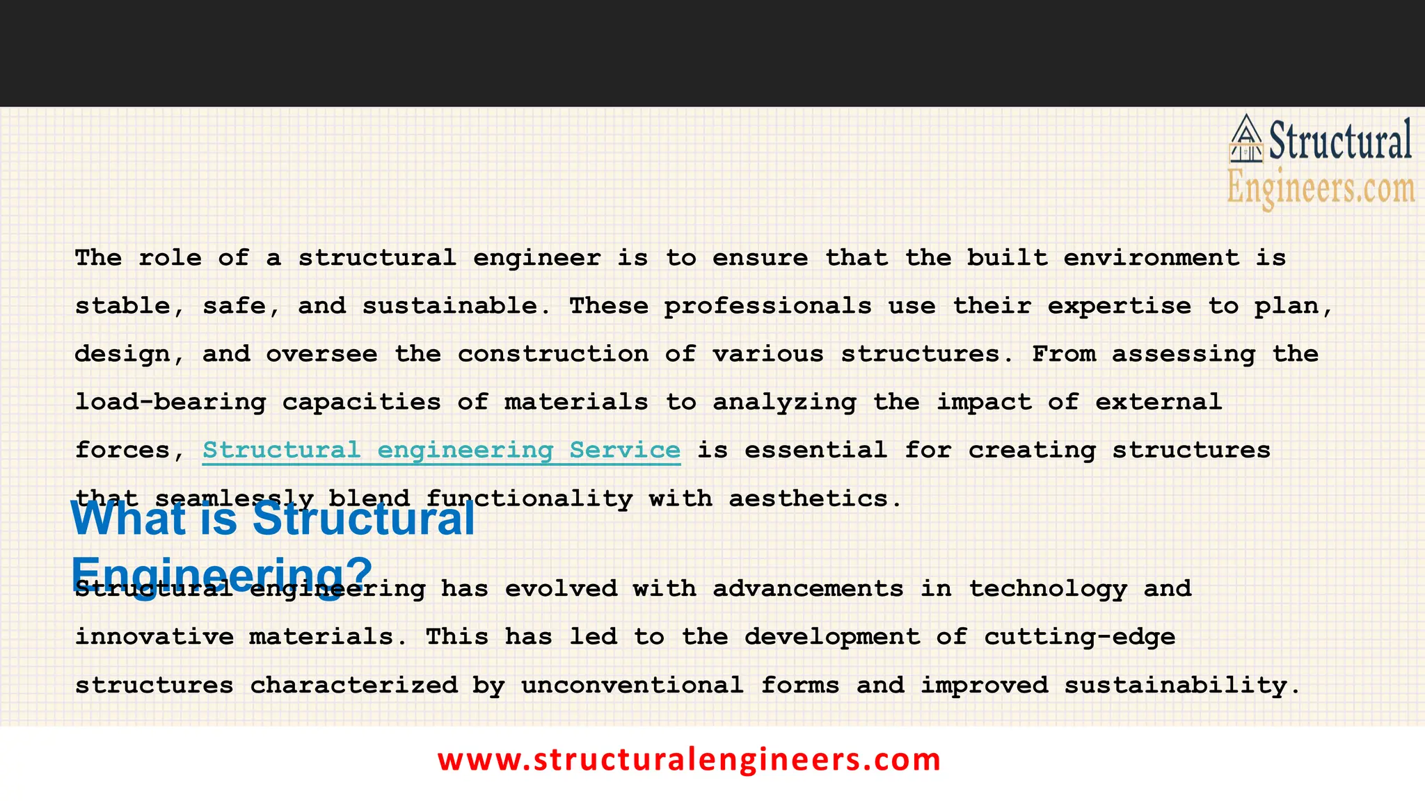 What is Structural Engineering and What do Structural Engineers Do.pptx